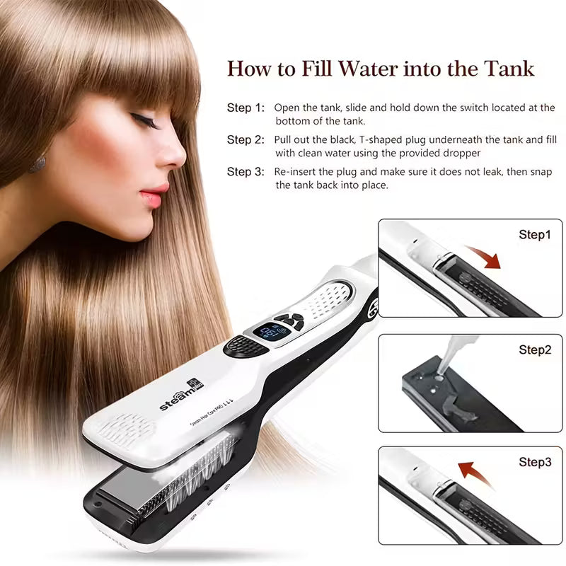 SteamPlus Hair Straightener – Joy Genie SA